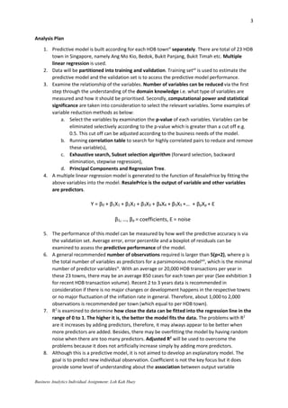 Predictive modeling for resale hdb evaluation price | PDF