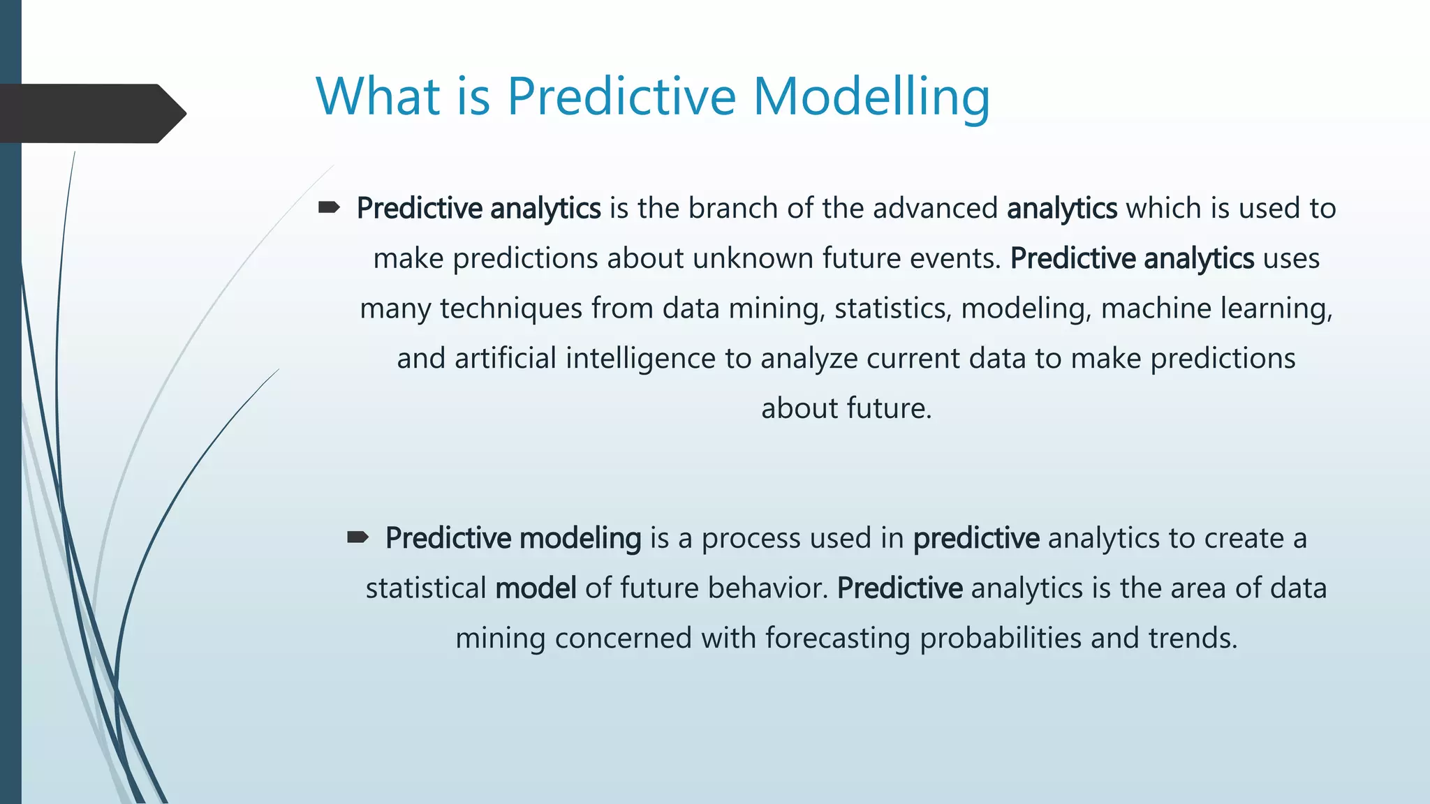 Predictive modelling | PPT