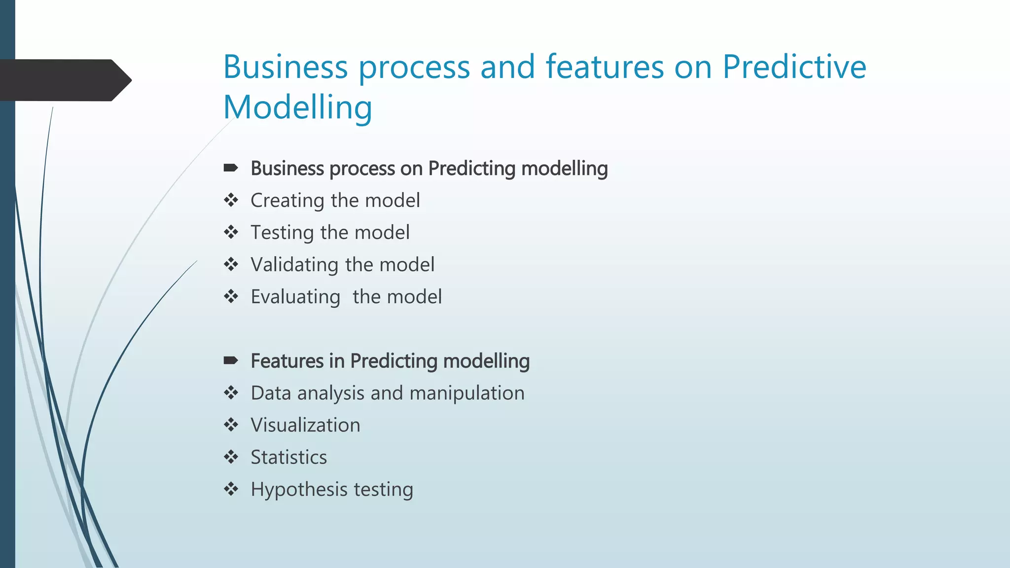 Predictive modelling | PPT