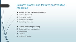 Predictive modelling | PPT