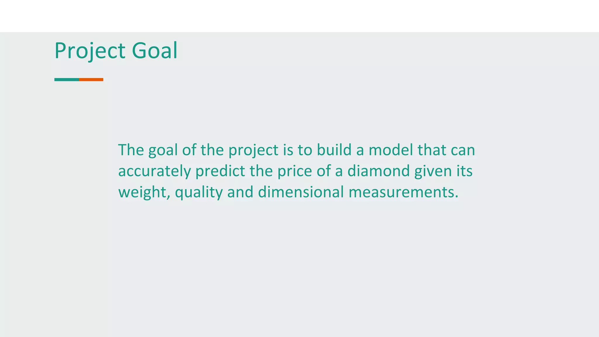 Diamond Price Prediction | PPT