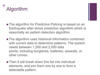 Predictive policing computational thinking show and tell | PPTX