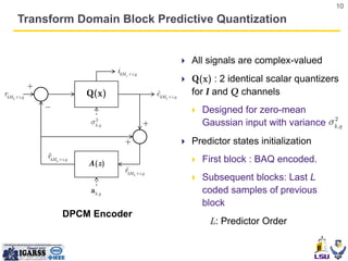FR1.L09 - PREDICTIVE QUANTIZATION OF DECHIRPED SPOTLIGHT-MODE SAR RAW ...
