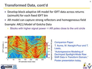 FR1.L09 - PREDICTIVE QUANTIZATION OF DECHIRPED SPOTLIGHT-MODE SAR RAW DATA IN TRANSFORM DOMAIN ...