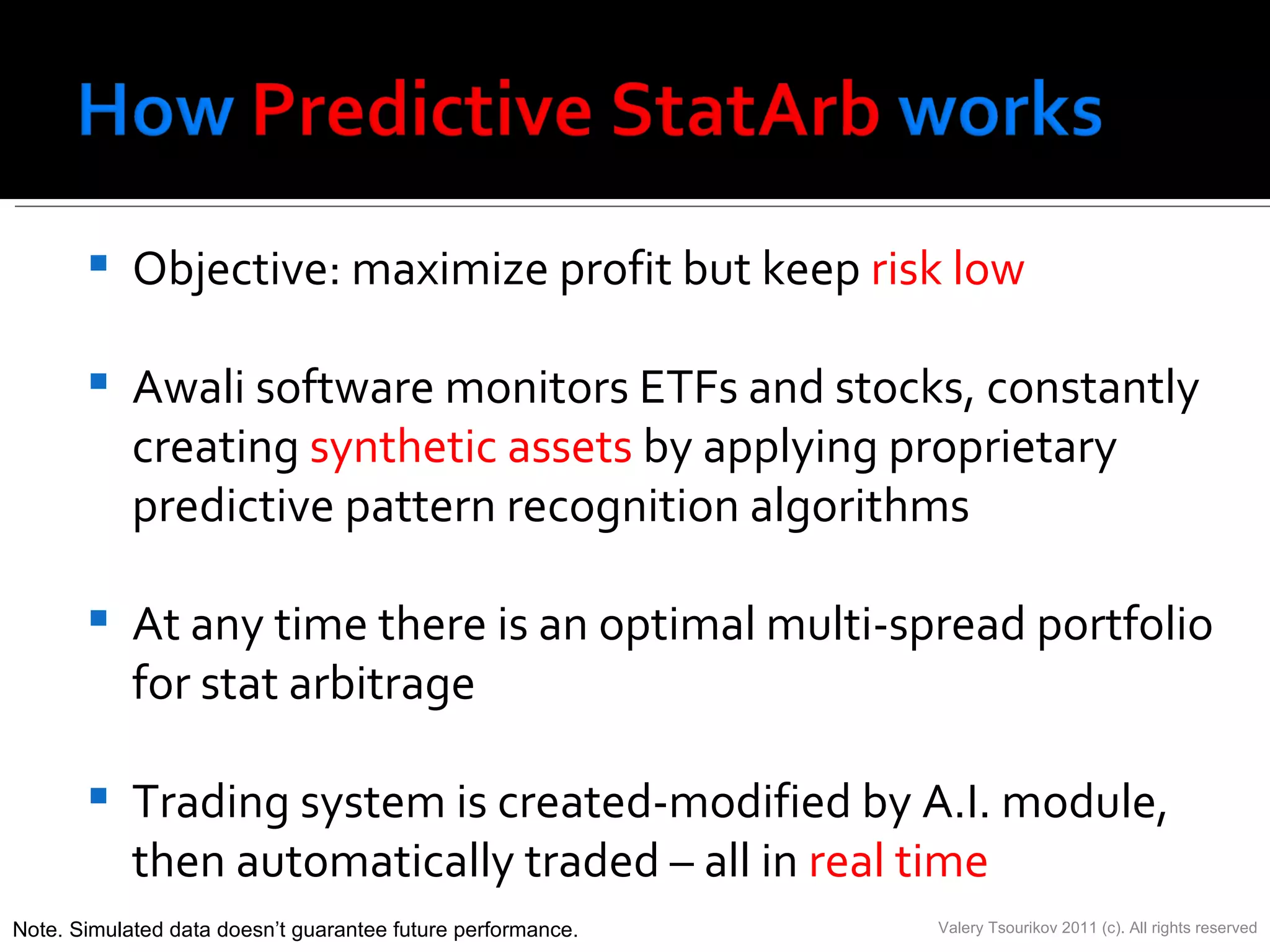 Predictive stat arb | PPT