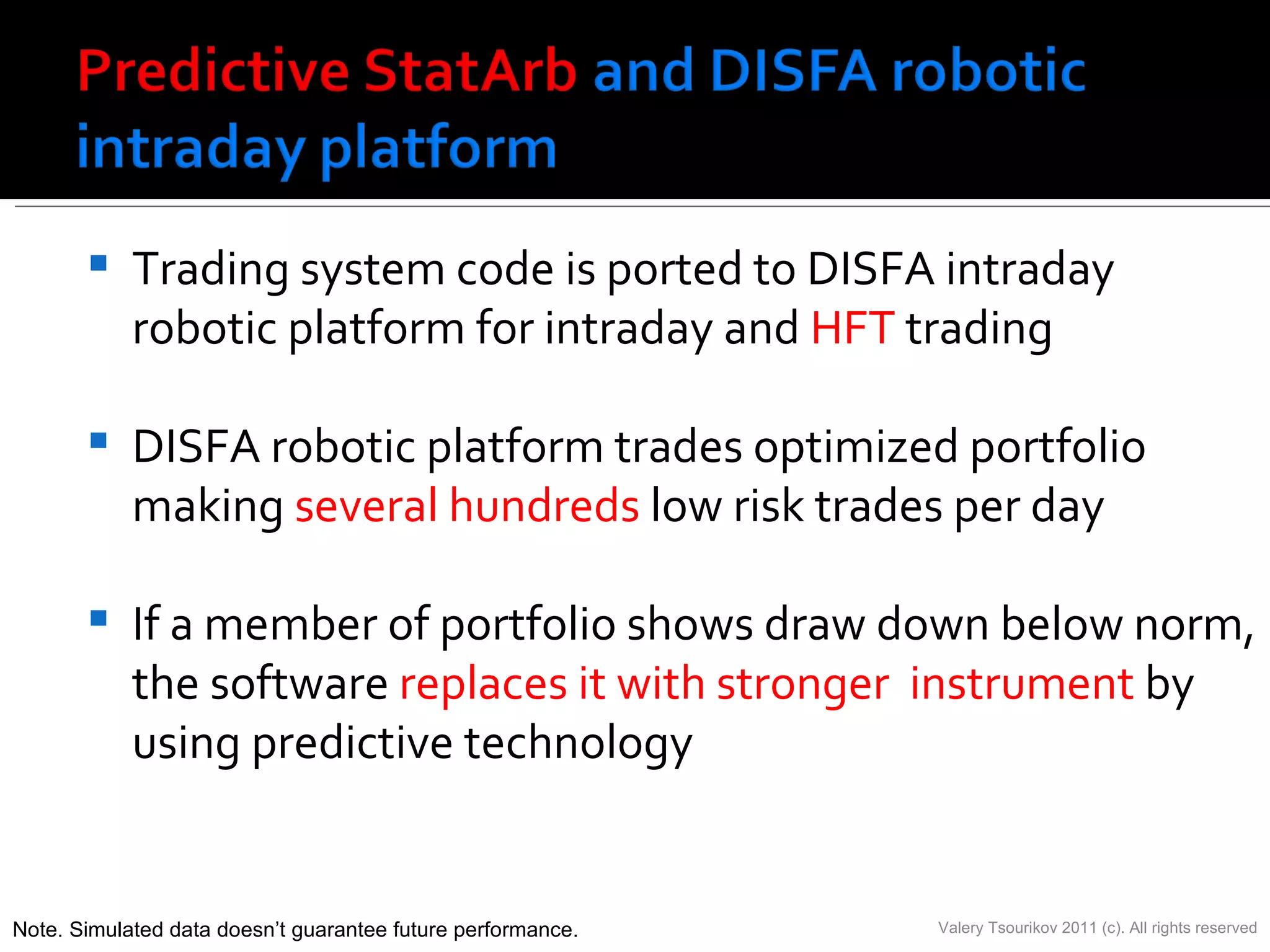 Predictive stat arb | PPT