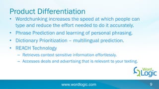 Predictive Text Keyboard for Android and Reach Technology – WordLogic ...