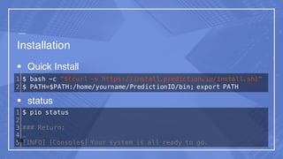 Introduce to PredictionIO | PPT