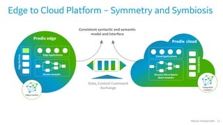 E3: Edge and Cloud Connectivity (Predix Transform 2016) | PDF | Cloud ...