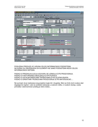 Predlog dokumentacije pp pgp rts | PDF