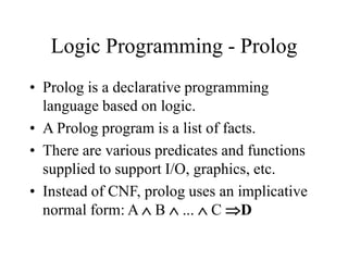 Predlogic | PPT | Programming Languages | Computing