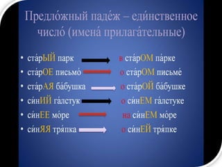 Predloznyj padez | PPT