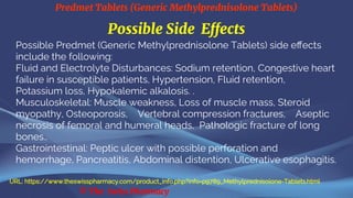 Predmet Tablets (Generic Methylprednisolone Tablets) | PDF