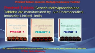 Predmet Tablets (Generic Methylprednisolone Tablets) | PDF