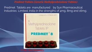 Predmet Tablets (Generic Methylprednisolone Tablets) | PDF