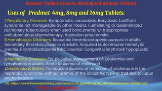 Predmet Tablets (Generic Methylprednisolone Tablets) | PDF