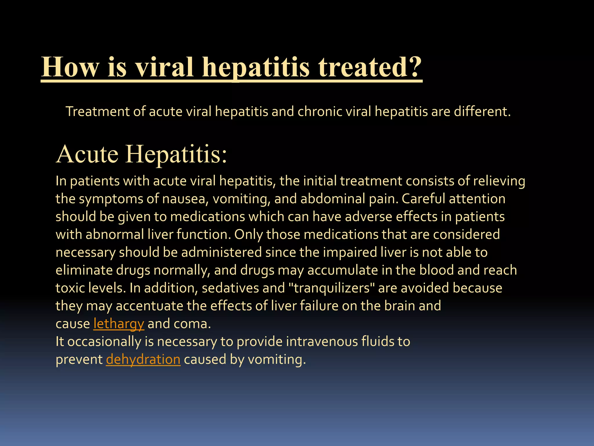 liver mediated diseases and viral hepatitis