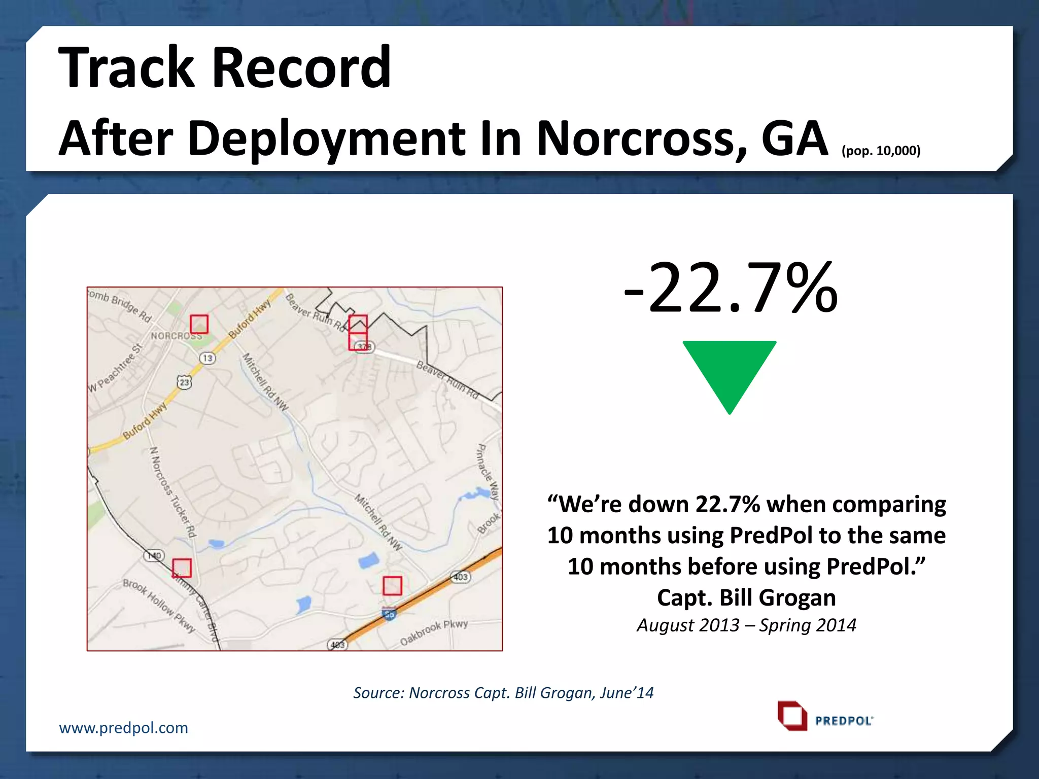 PredPol: How Predictive Policing Works | PPTX