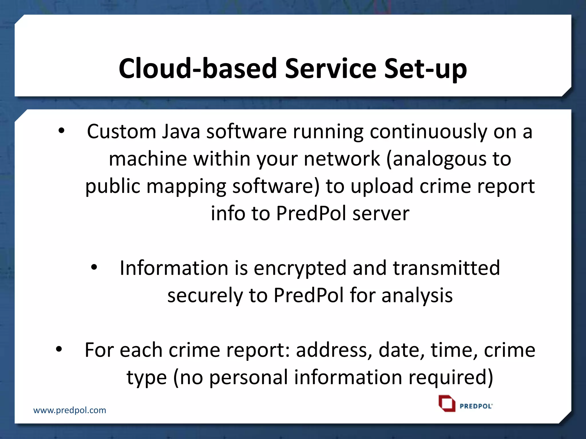 PredPol: How Predictive Policing Works | PPTX