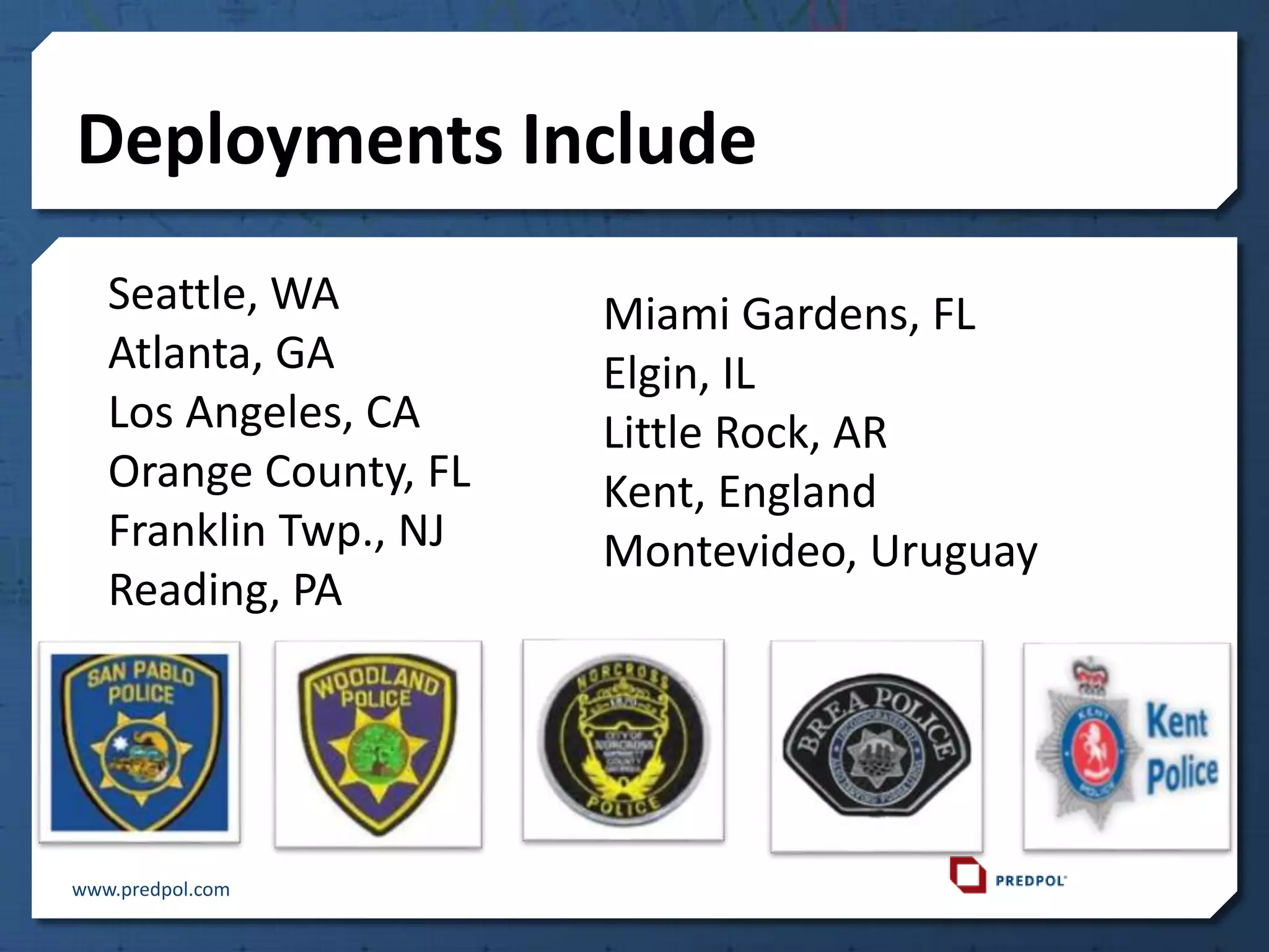 PredPol: How Predictive Policing Works | PPTX