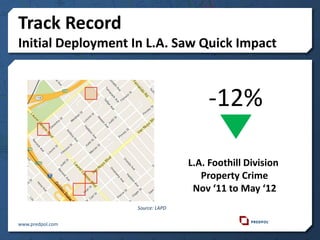 PredPol: How Predictive Policing Works | PPTX