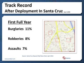 PredPol: How Predictive Policing Works | PPTX