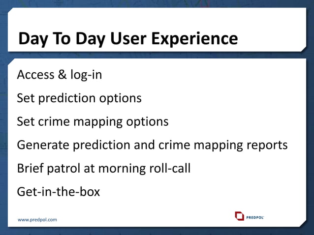 PredPol: How Predictive Policing Works | PPTX | Crime & Harmful Acts to ...