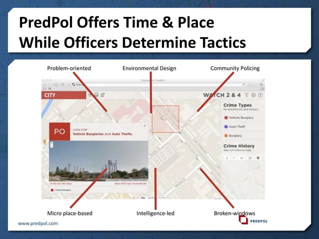 PredPol: How Predictive Policing Works | PPTX | Crime & Harmful Acts to ...
