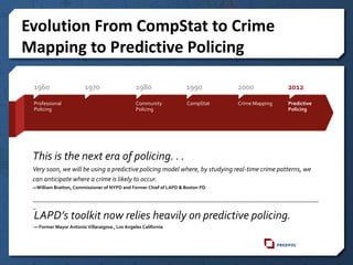 PredPol: How Predictive Policing Works | PPTX