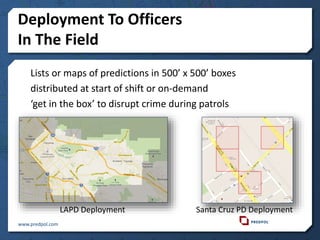 PredPol: How Predictive Policing Works | PPTX