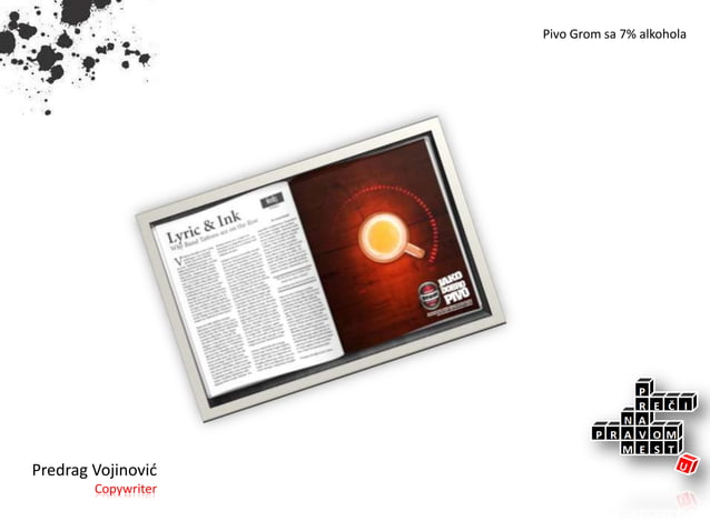 Predrag Vojinović copywriting portfolio | PPSX