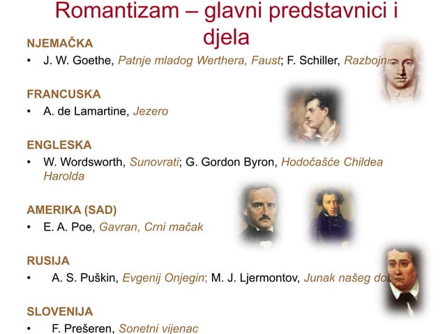 Predromantizam i romantizam | PPTX