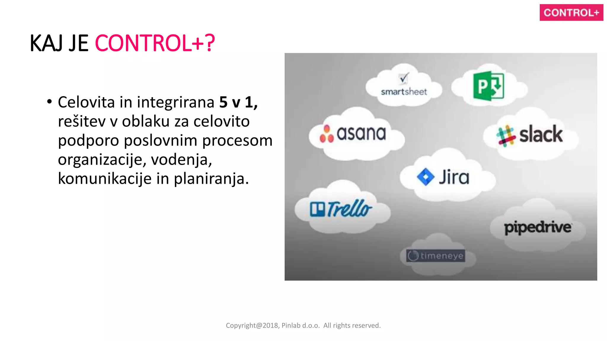 Predstavitev Control+ new intelligent management tool with live Gantt ...