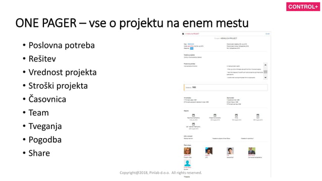 Predstavitev Control+ new intelligent management tool with live Gantt ...