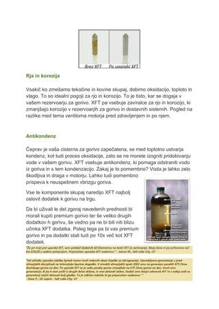 Predstavitev Syntek Globala ter Xtreme Fuel Treatment | PDF