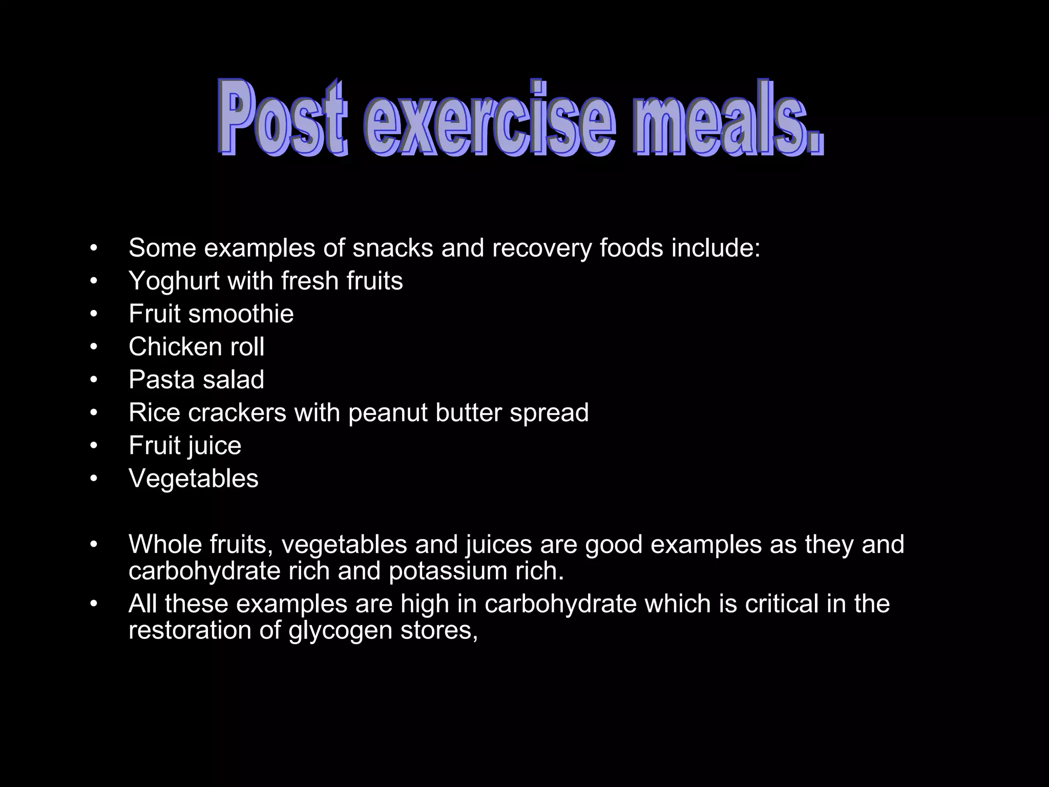 Pre, During & Post Performance Nutrition | PPT