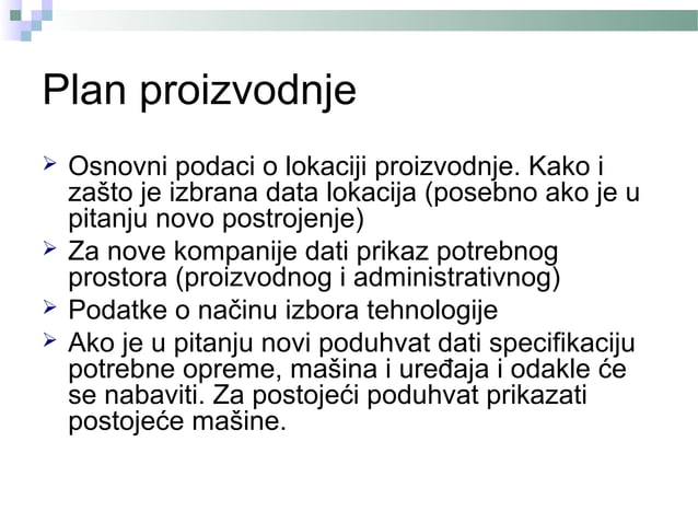 Preduzetnistvo biznis plan | PPT