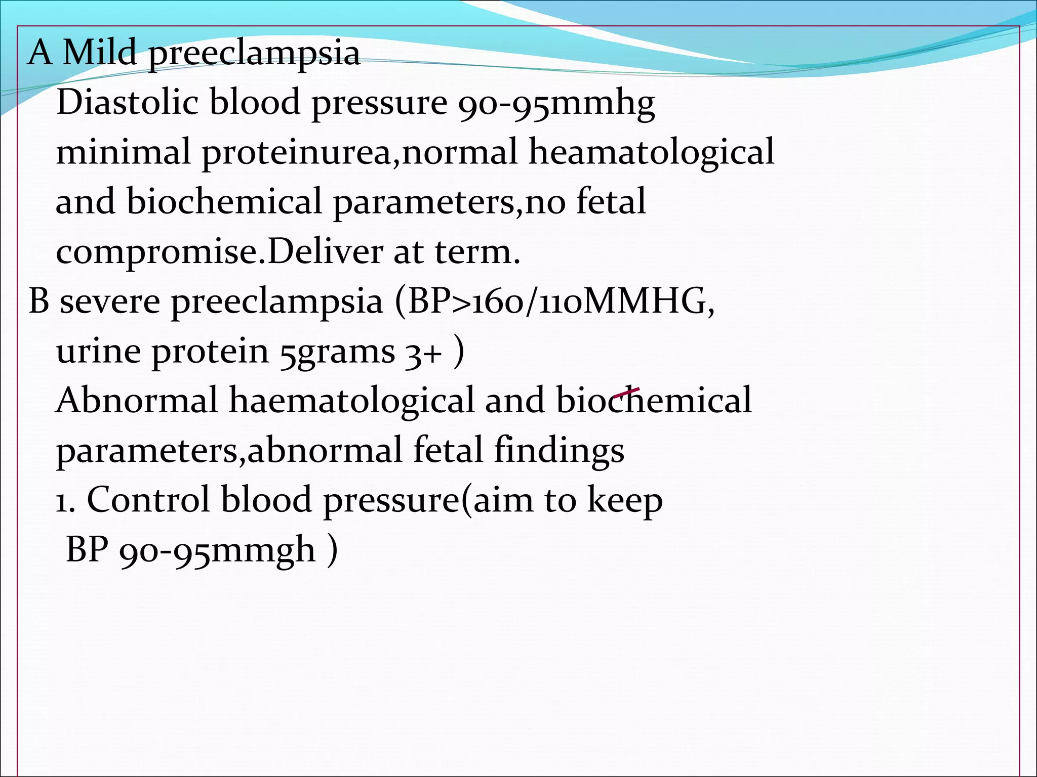 Preeclampsia and eclampsia | PPT