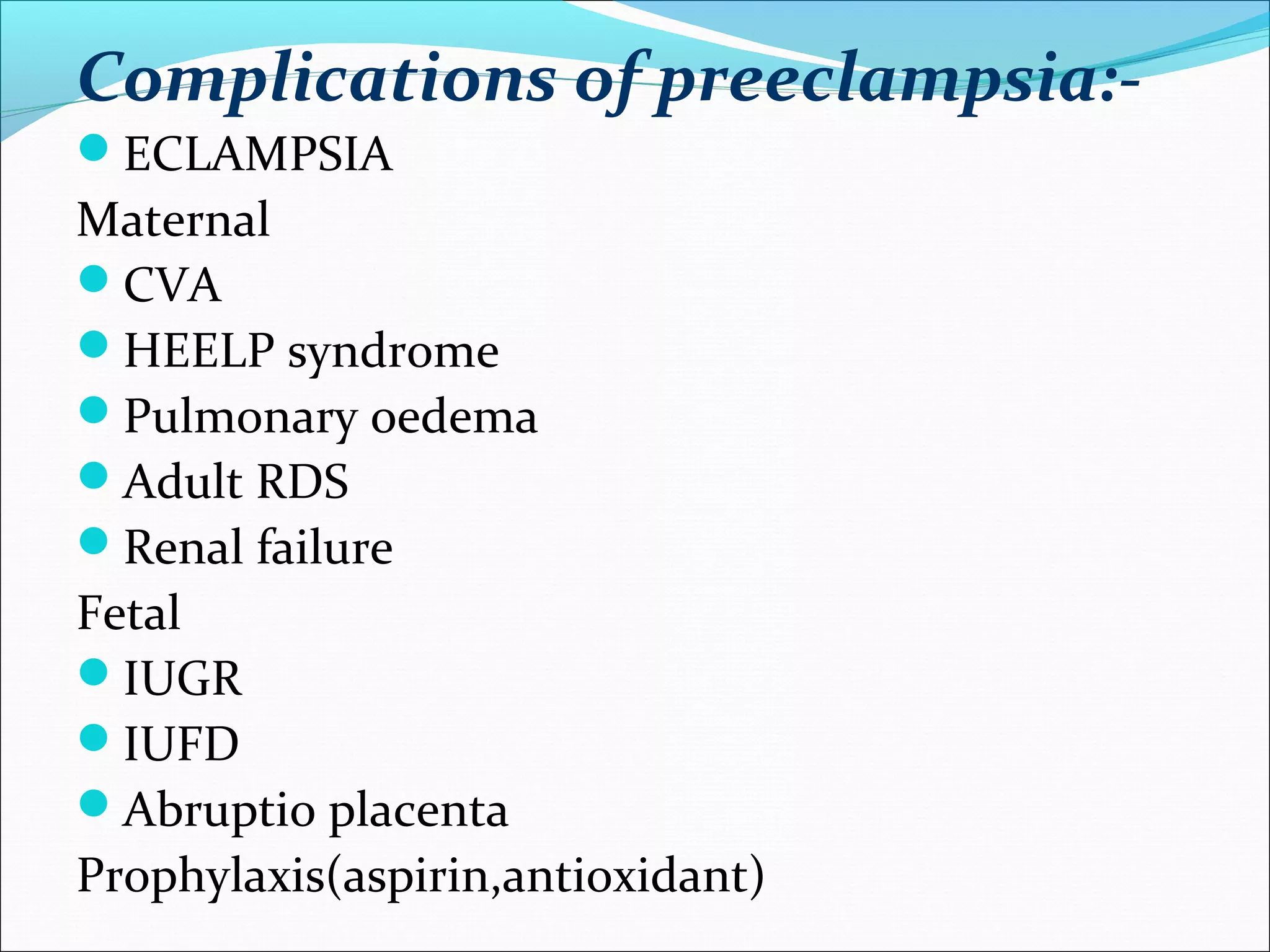 Preeclampsia and eclampsia | PPT