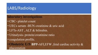 Preeclampsia and eclampsia | PPTX