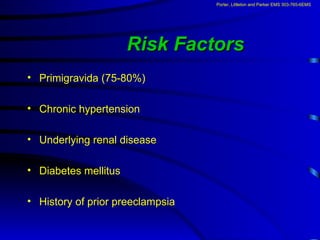 Preeclampsia And Eclampsia: An EMS Case Review | PPT