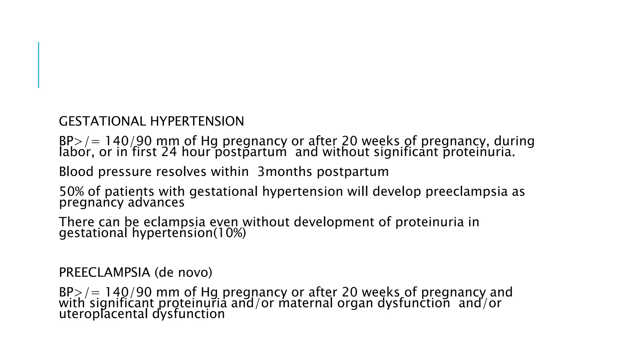 Preeclampsia in pregnancy etiopathogenesis and management | PPTX