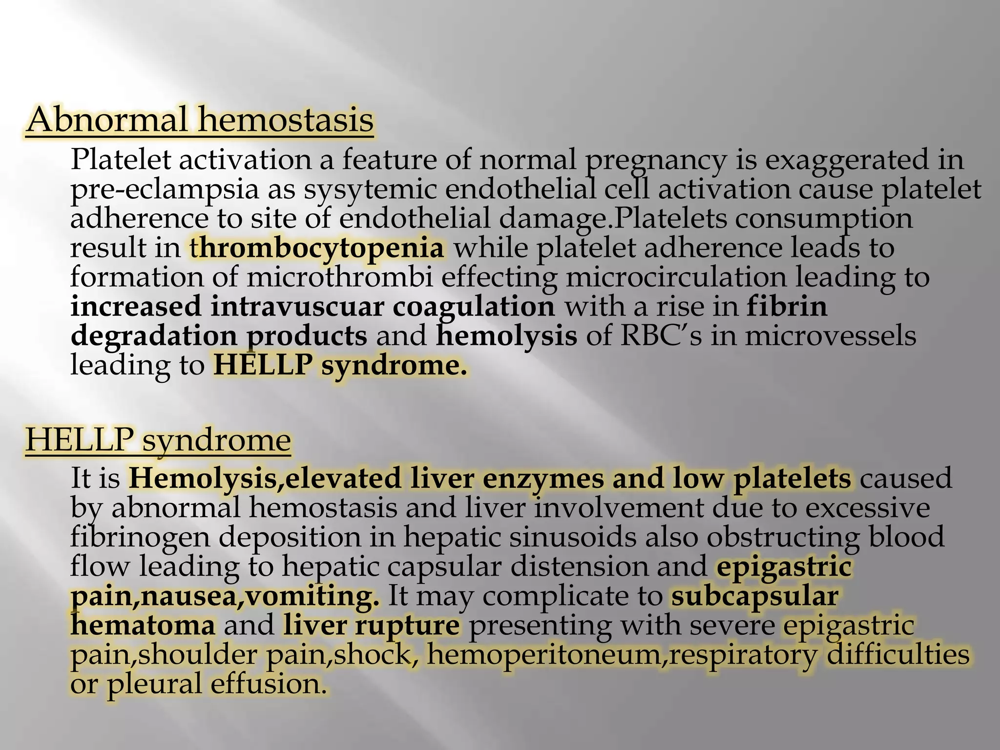 Pre eclampsia & eclampsia | PPTX