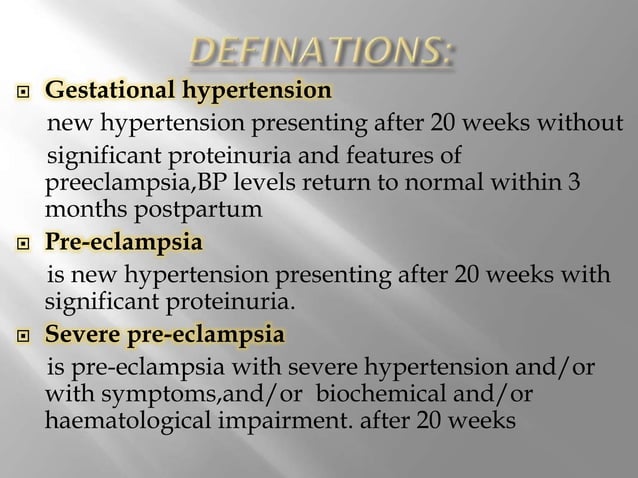 Pre eclampsia & eclampsia | PPTX