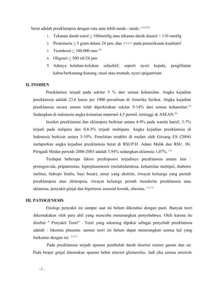 Pre Eklamsia Berat | ODT