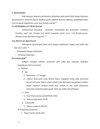 Pre Eklamsia Berat | ODT