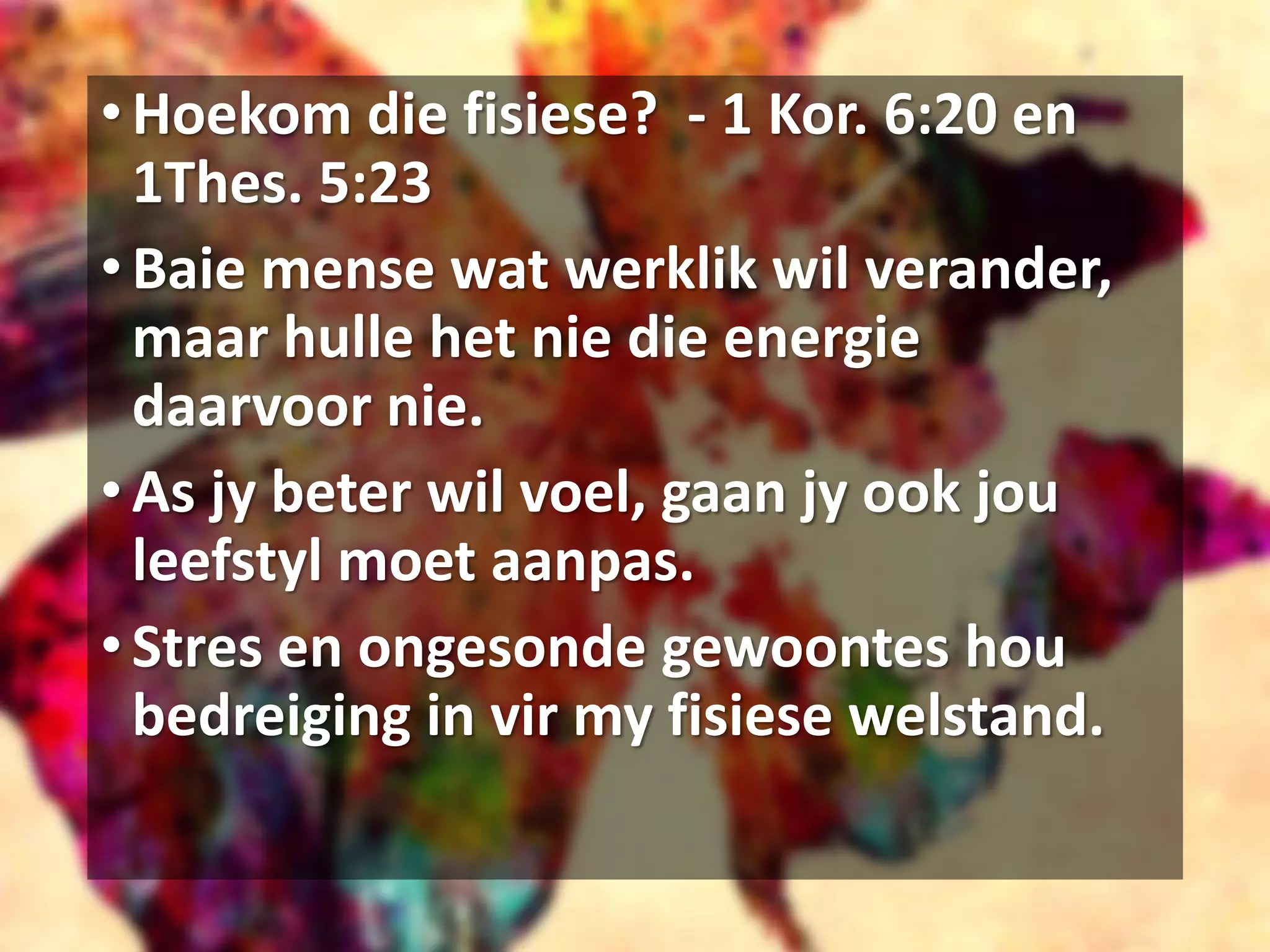 Tema: Fisiese Transformasie | PPTX