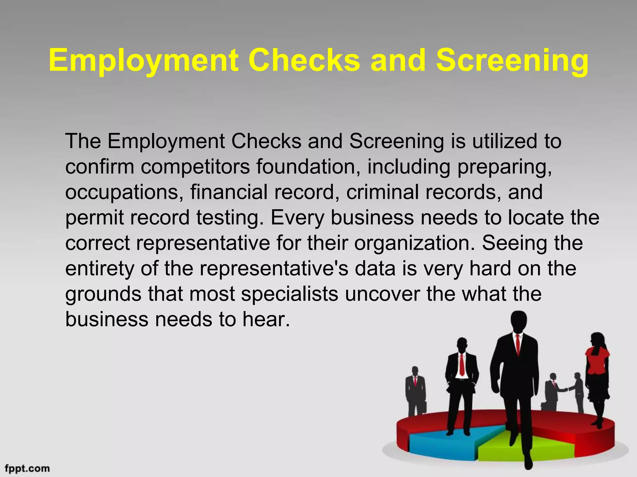 Pre employment screening | PPT