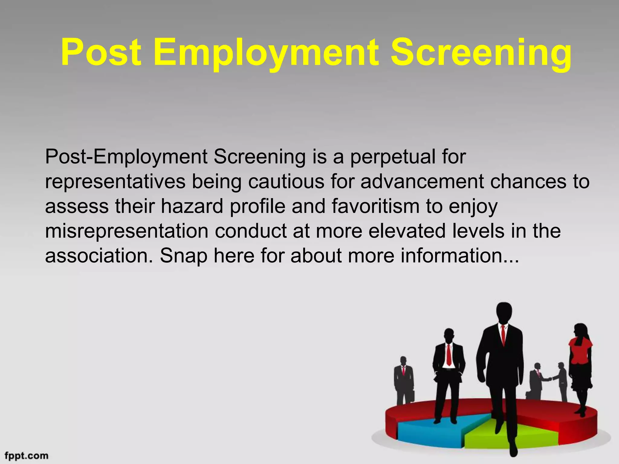 Pre employment screening | PPT