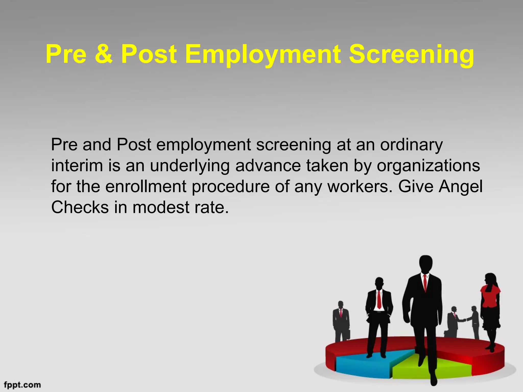 Pre employment screening | PDF